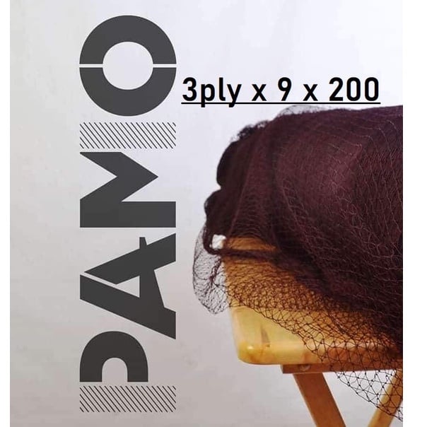 JRNE Nylon Fishing Net - Pamo Net - 2ply x 6 knots x 200 mesh - Fishing ...