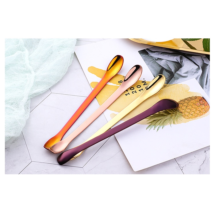 Double-sided Stirring Spoon for Coffee/Dessert/Drinks/Cocktails/Juice ...