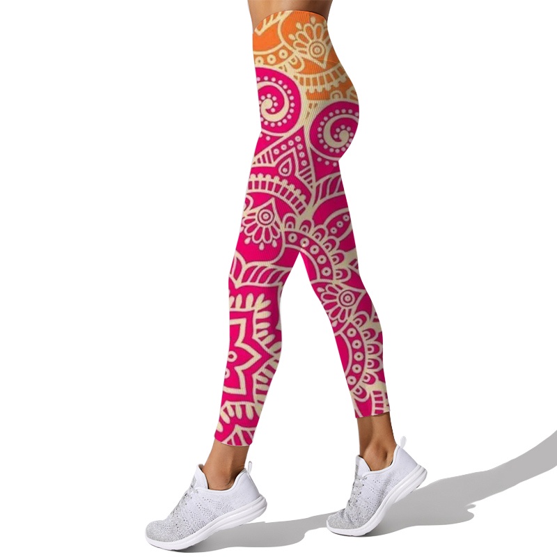 CLOOCL Geometric Pattern Leggings 3D Print Women Elastic Skinny Yoga ...