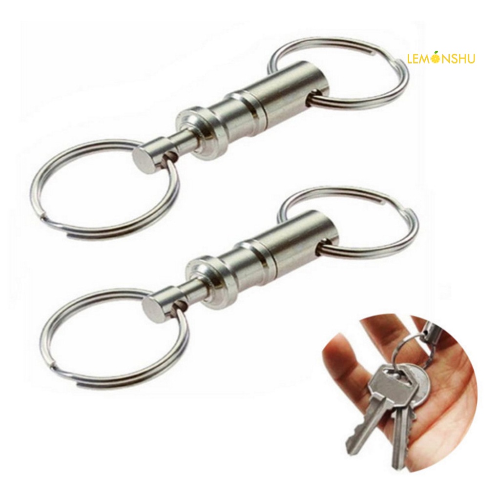 LMS.R 2 Pcs/Set Keyring Durable Portable Detachable Lightweight ...