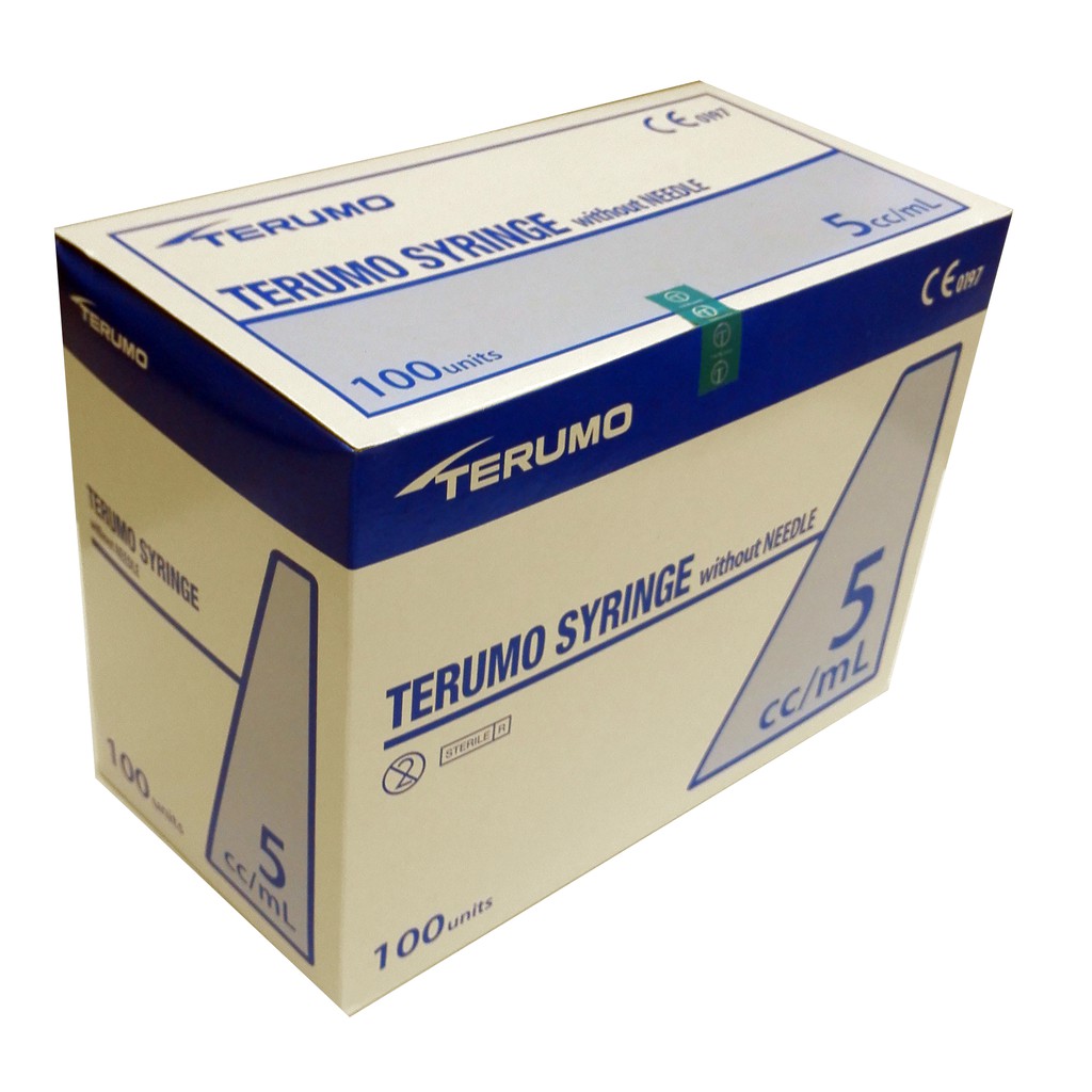 SYRINGE 5ML - LUER SLIP - TERUMO 100PCS/BOX | Shopee Philippines