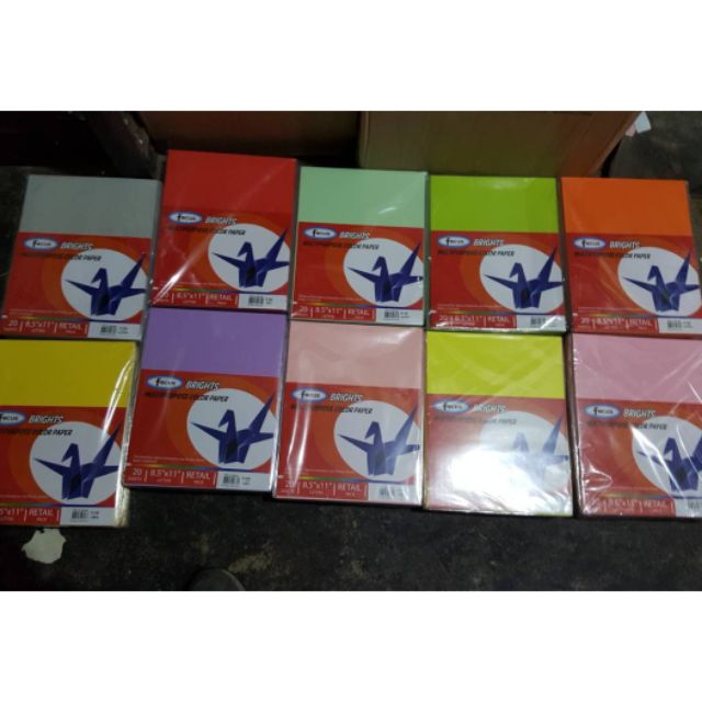 Colored paper retail | Shopee Philippines