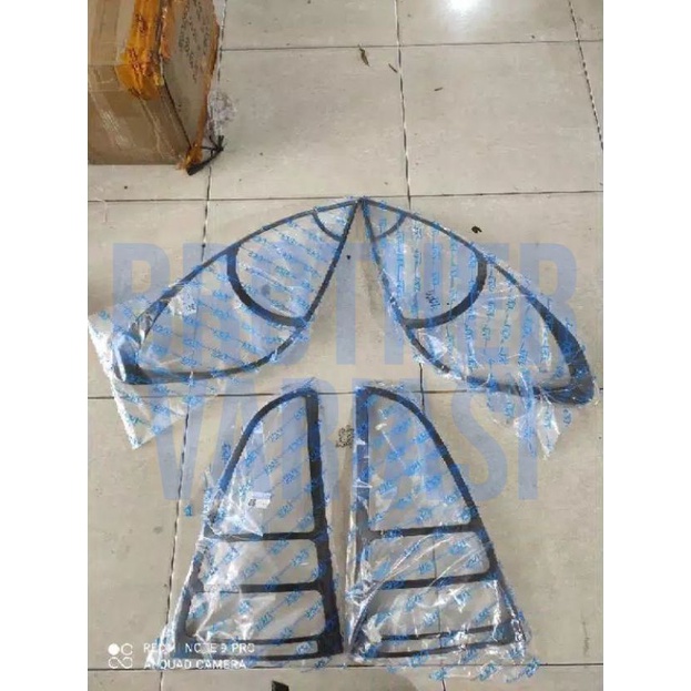 Matte black lamp garnish for Toyota Innova 2005 - 2008 | Shopee Philippines