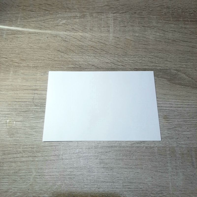 Blank White Index Card (10 sheets) | Shopee Philippines