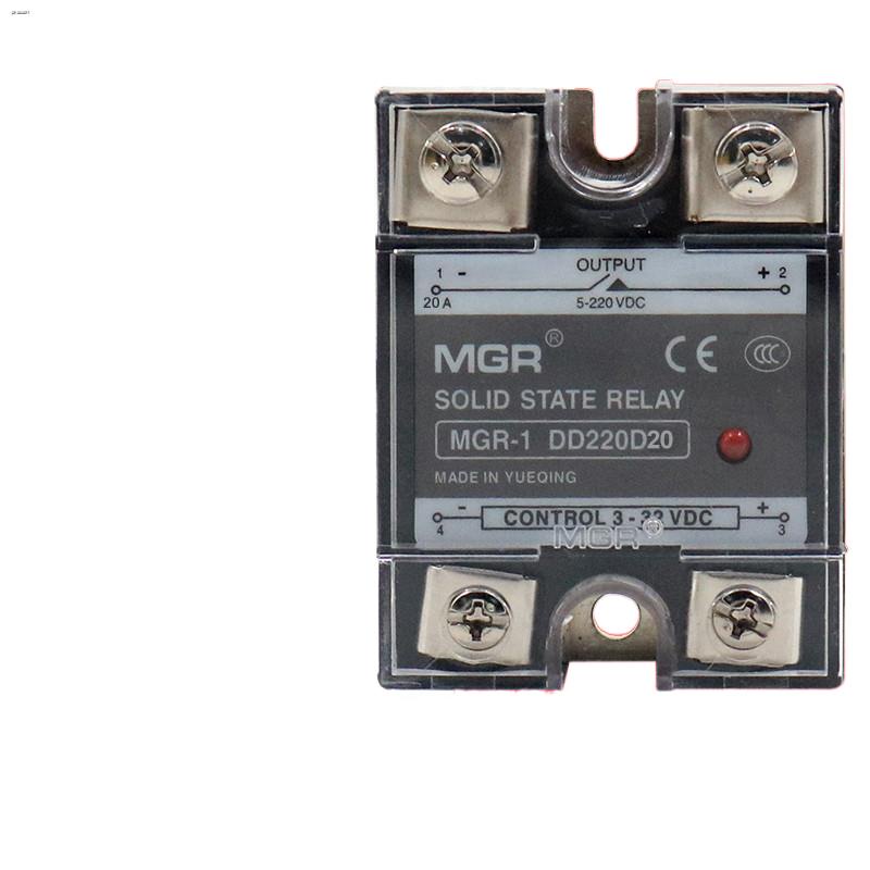 SSR single-phase solid state Meger relay 20A DC-controlled DC 24VDC-DC ...