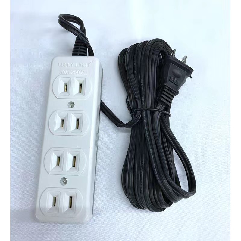 BNK 5 meter wire cord power socket wire extension 2-3-4 gang | Shopee ...