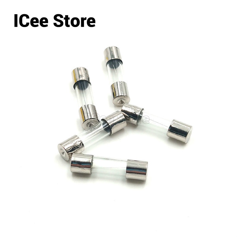 10Pcs Fast Quick Blow Glass Fuse Tube 5*20mm 6*30mm 250V 0.1A 0.2A 0.5A 1A 2A 3A 4A 5A 6A 8A 10A ...