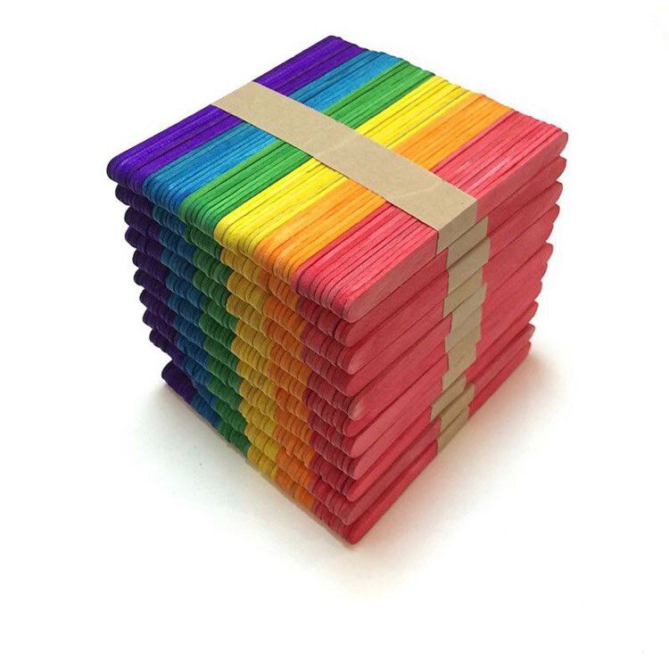 Wooden Popsicle Stick stationary for DIY crafts Ice Cream Sticks Arts ...