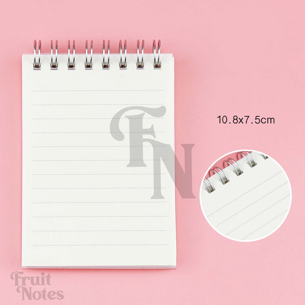 SN236 60 sheets Spring type Mini Notepad | Shopee Philippines