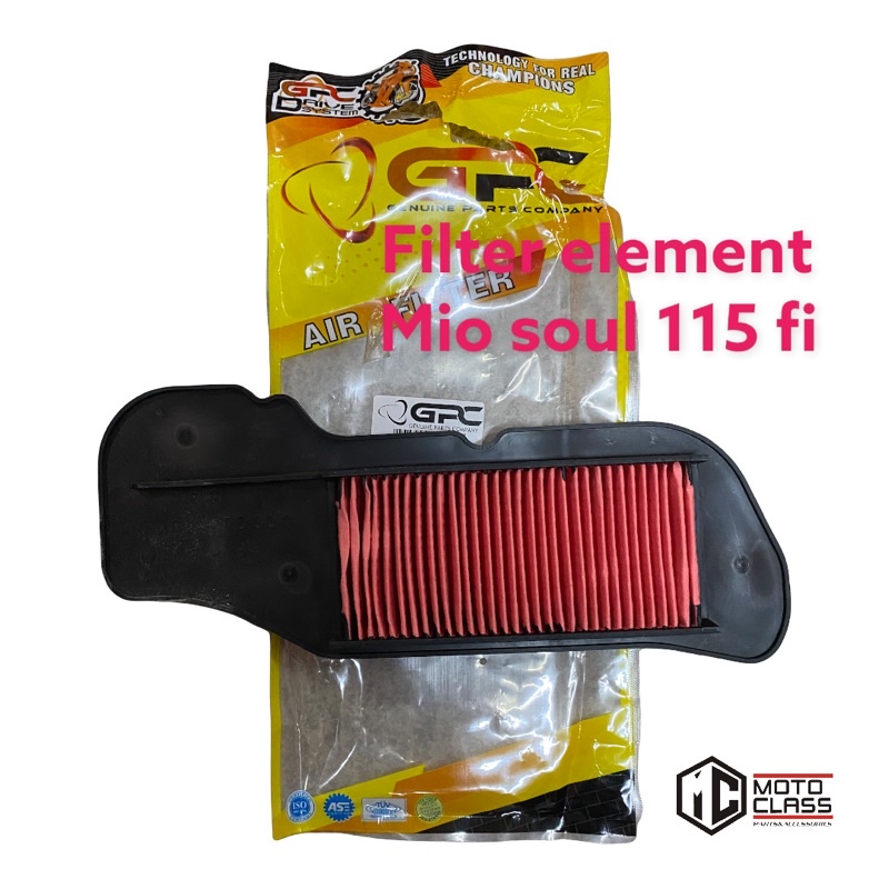 GPC AIR FILTER ELEMENTS MIO SOUL I 115 fi (4715) | Shopee Philippines