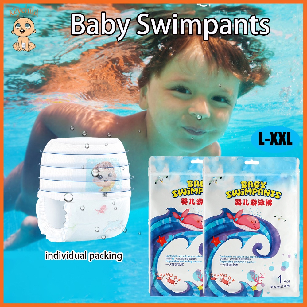 Keychild Baby Swimming Diapers Disposable Waterproof Swim Pants for ...