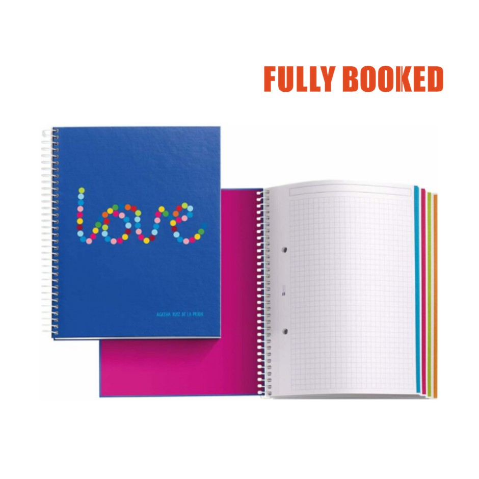 Miquelrius: A5 Grid Notebook (Agatha Ruiz- Polka Dots) | Shopee Philippines