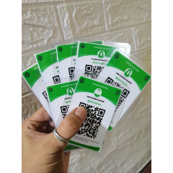 STAY SAFE QR CODE LAMINATED | Shopee Philippines