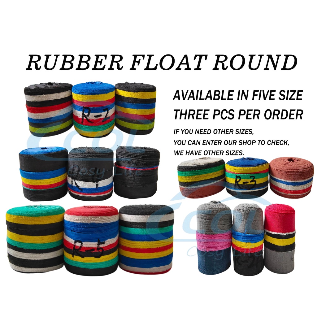 6PCS PER ORDER Rubber Floats For Fishing {Gamaw} Fishing Gear CosyLife ...