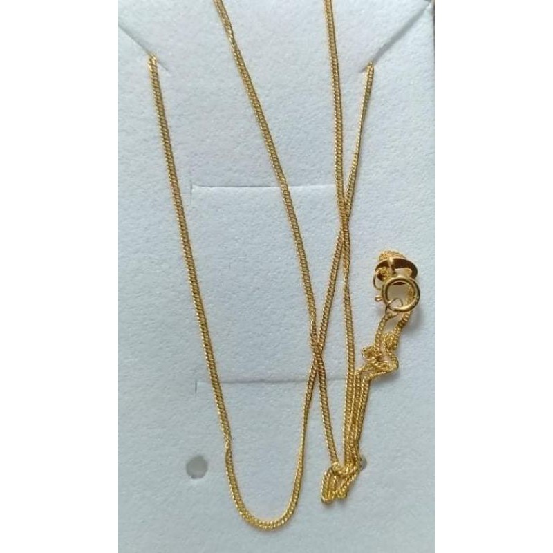 PAWNABLE 18k Saudi japan style chain 18" | Shopee Philippines