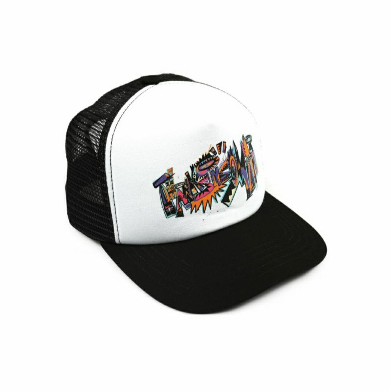 Thanksinsomnia - trucker hat x alipjon black And white | Shopee Philippines