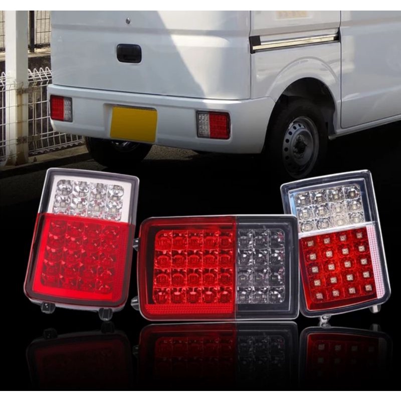 2pcs DA64 DA17 LED Tail Light Japan JDM Automotive Suzuki Every rear Light Super Bright long ...