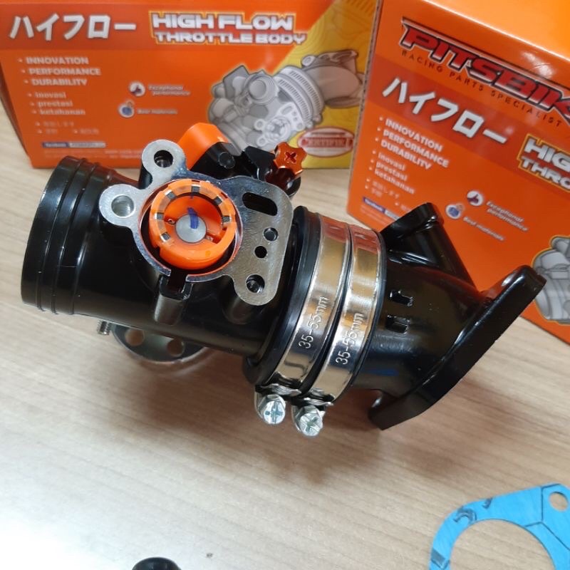 Pitsbike Racing Throttle Body Double Injector ready Sniper150 LC150 ...