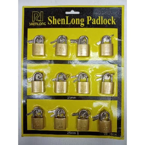 Shenling Padlock 20mm / 25mm / 30mm / 40mm safety lock | Shopee Philippines