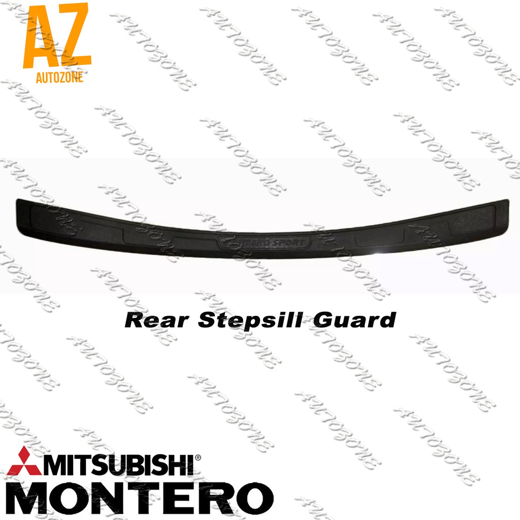 Mitsubishi Montero Sport 2009-2015 OEM Rear Bumper Step Sill Guard ...