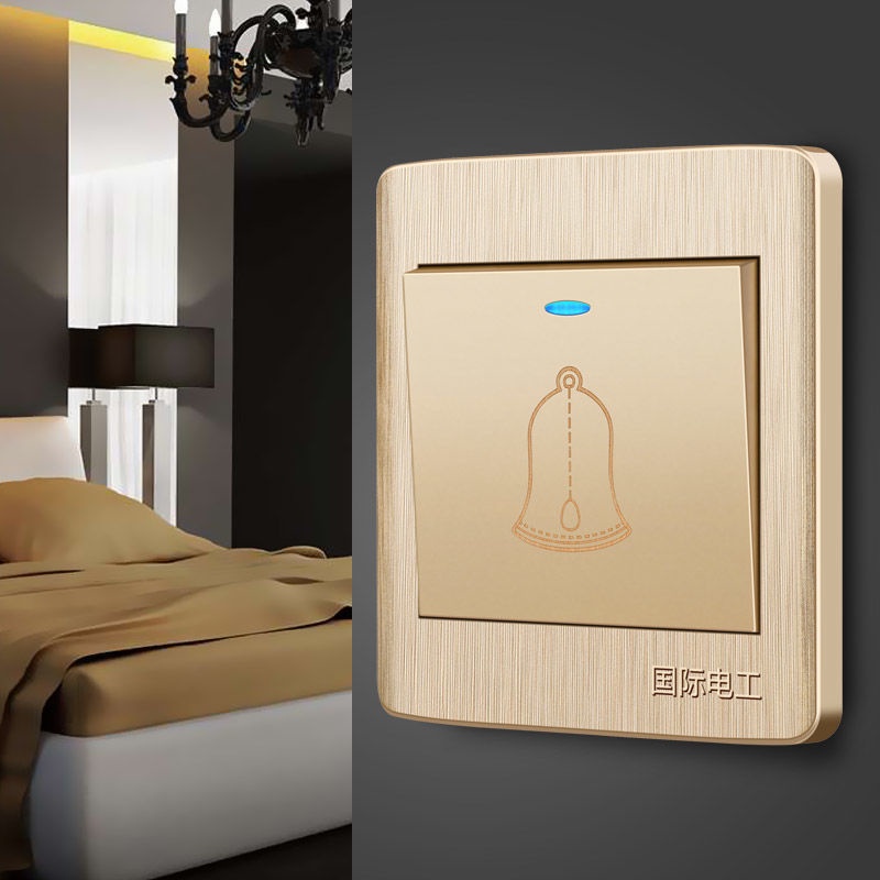 Doorbell Switch Waterproof Doorbell Surface Mount Unlocking Type 86 ...