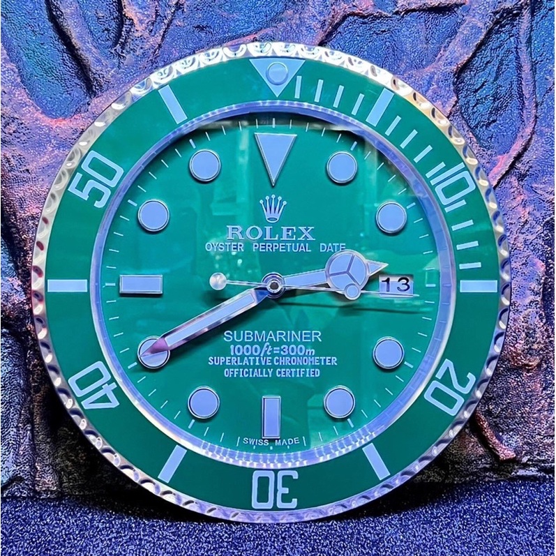 RoLeX Stainless Steel Wall Clock ( automatic movement ) Home Decor ...