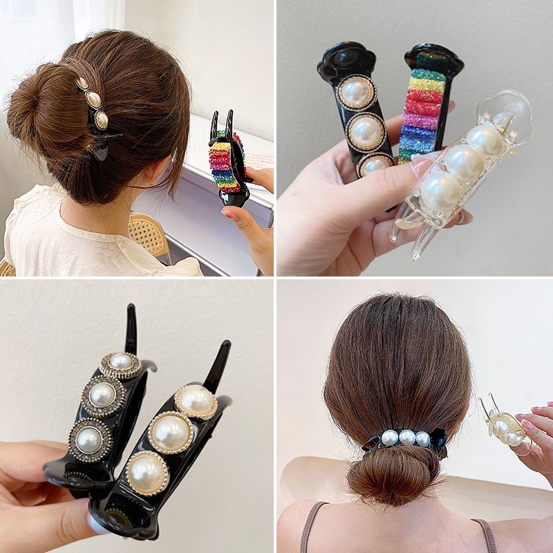 High Ponytail Pearl Hair Claw 2022 New Banana Clip Fashion High Quality ...