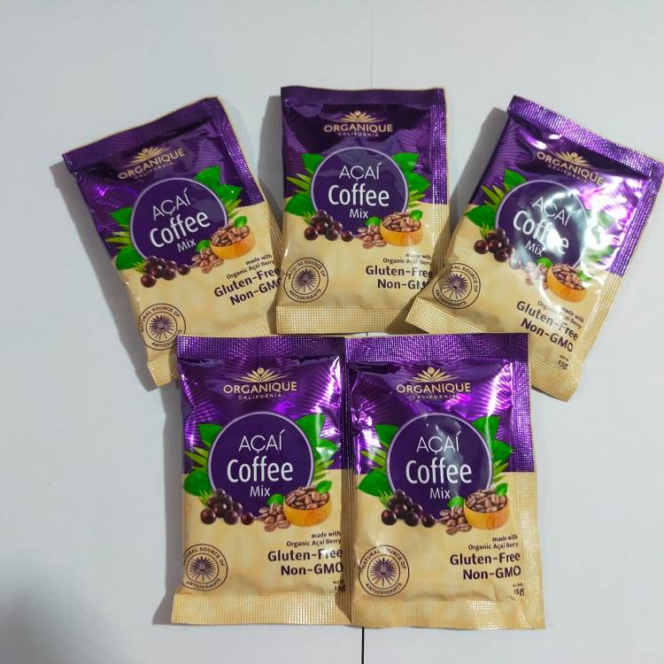 Organique Açaí Coffee Mix Powder (15g Sachet) Retail Pack | Shopee ...
