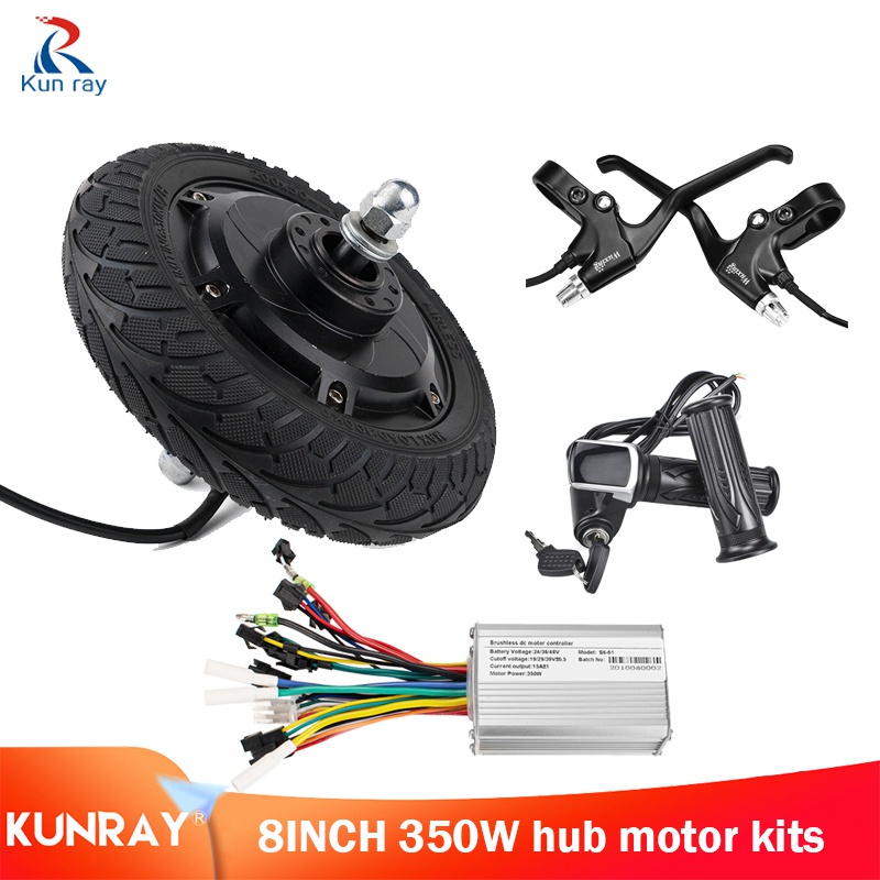 48V 350W E-Scooter Wheel Brushless Toothless Hub Motor Electric Scooter ...