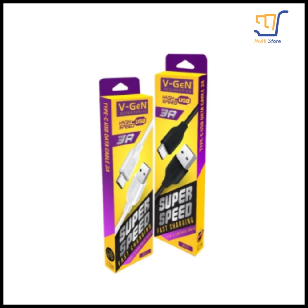 Usb Type C V-GeN VG-T1 3A Fast Charging QC 3.0 VGEN Data Cable 1 Meter ...