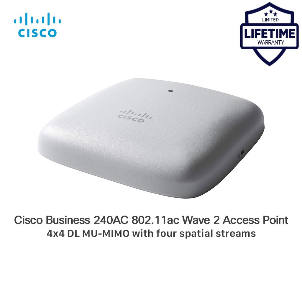 Cisco Business 240AC 802.11ac Wave 2 Access Point (CBW240AC-A) | Shopee Philippines