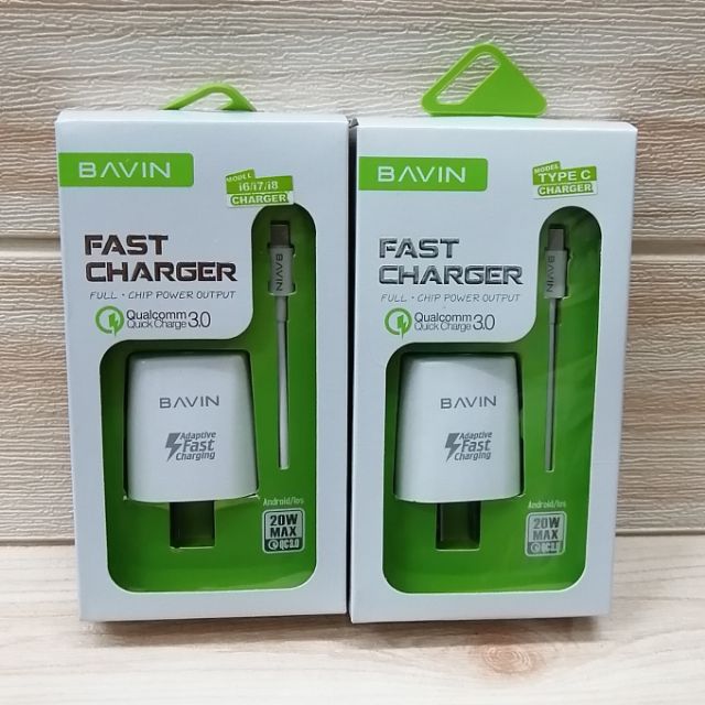 BAVIN QUICK CHARGER 3.0A for iPh 5,TYPE C | Shopee Philippines