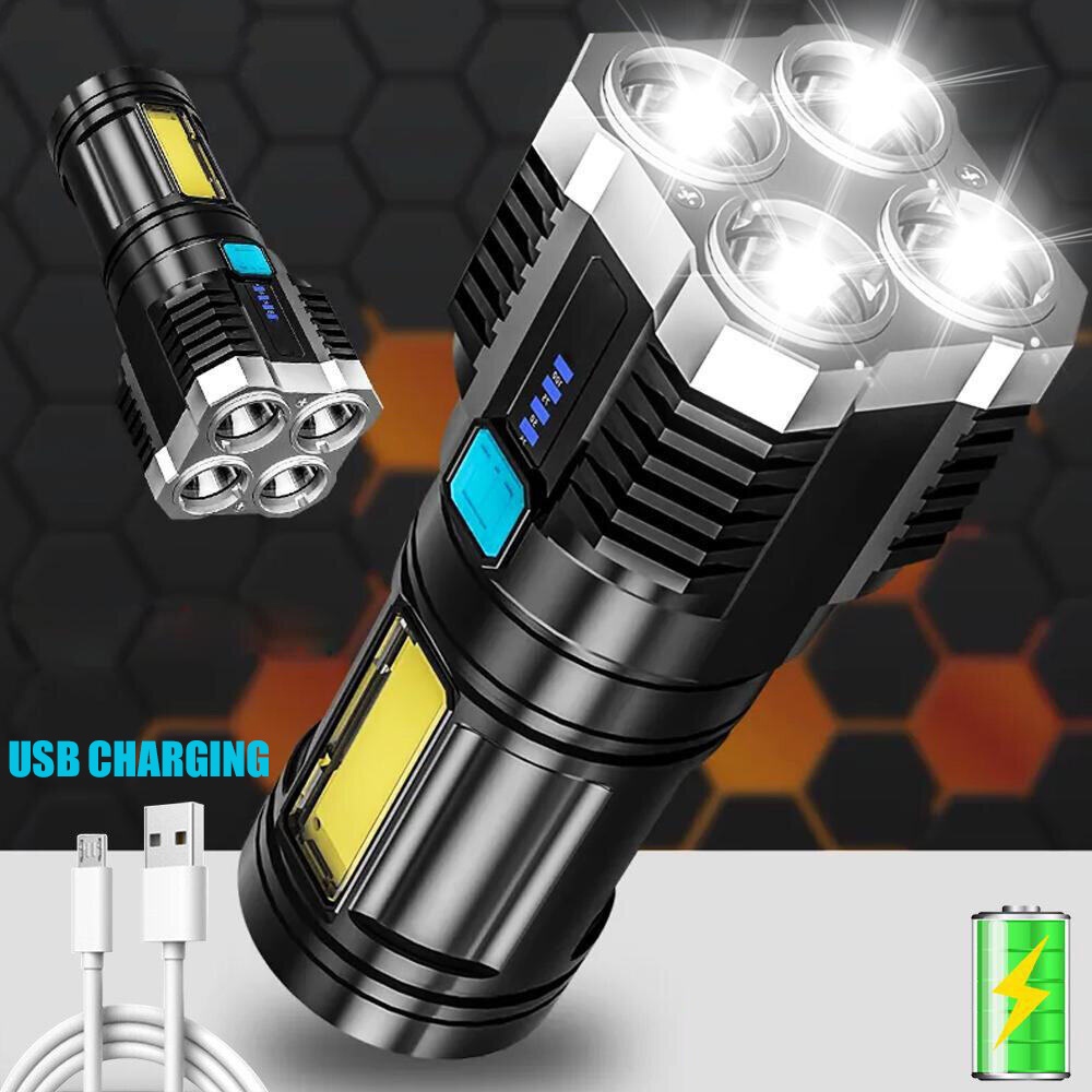 CHARGING COB LED FLOOD LIGHT BULB FLASHLIGHT L-19 USB 5v | Shopee ...