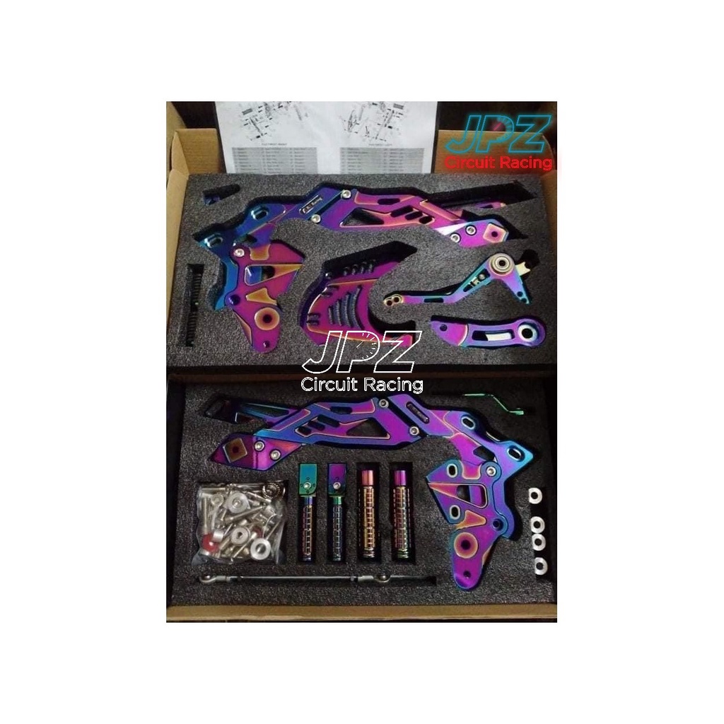 RZ RACING FULL SHIFTER TITANIUM for YAMAHA SNIPER 150 (FOOTREST ...