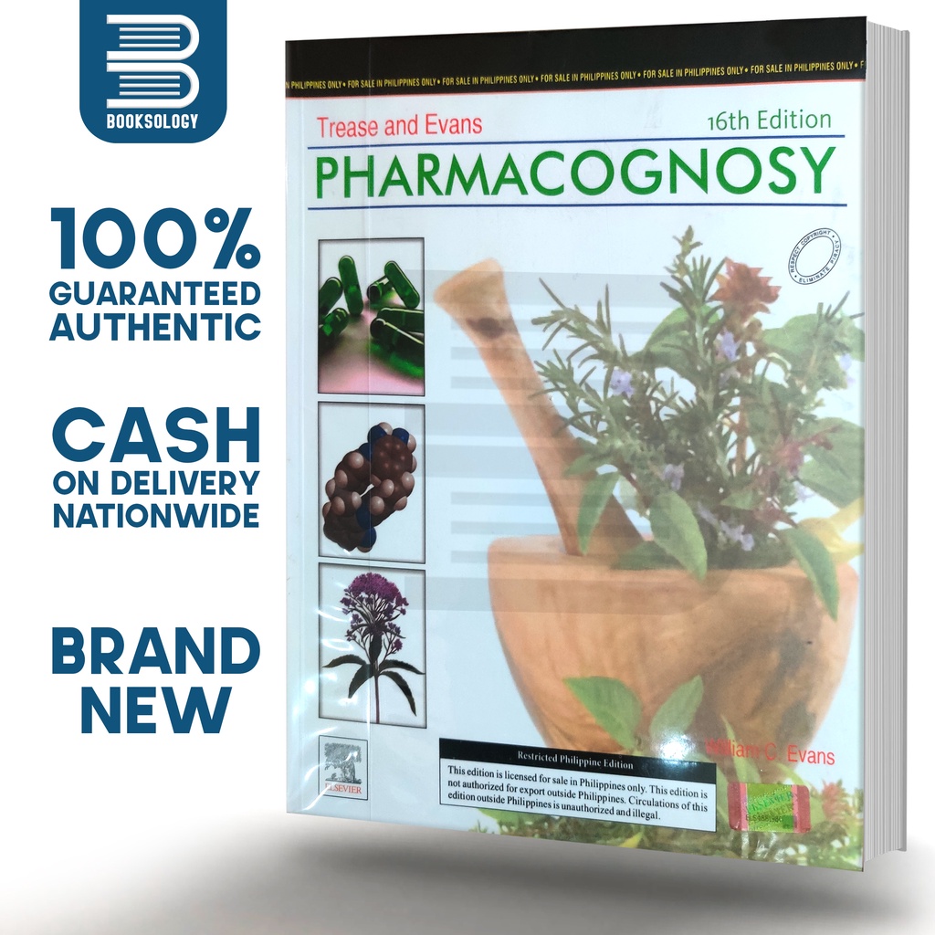 Trease and Evans PHARMACOGNOSY 16th Edition - William C. Evans | Shopee ...