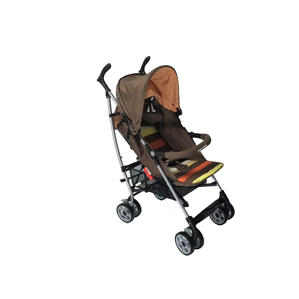 Babygro X Happy Dino Luxury Lightweight Umbrella Stroller (Brown ...