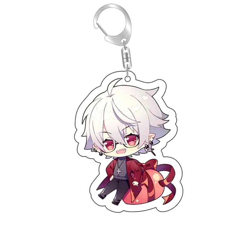 Hot Anime Luxiem Vtuber Vox Akuma Mysta Rias Cartoon Keychain Student ...