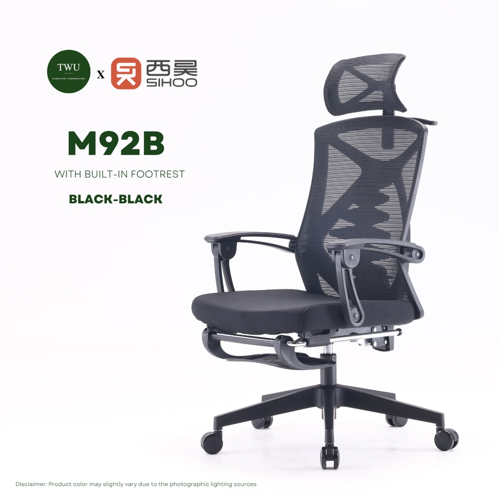 Sihoo M92B with Built-in Footrest Ergonomic Office and Gaming Chair 2 ...