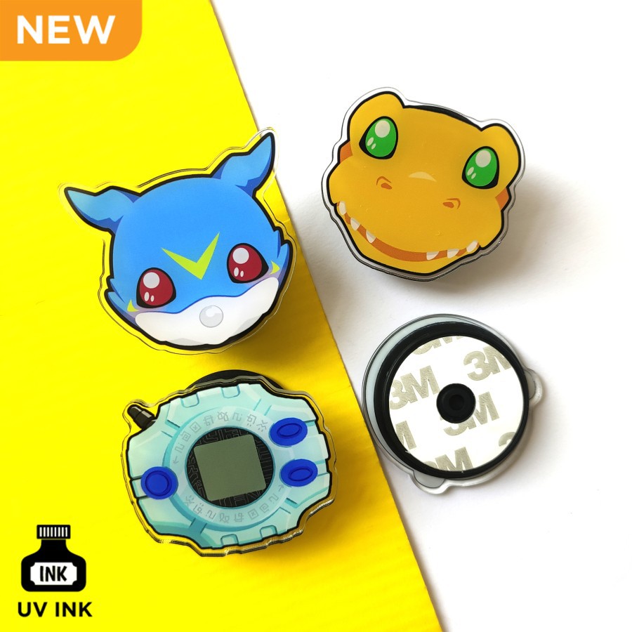 DIGIMON Pop socket HP Character / Phone Holder / Digivice HP Souvenir ...
