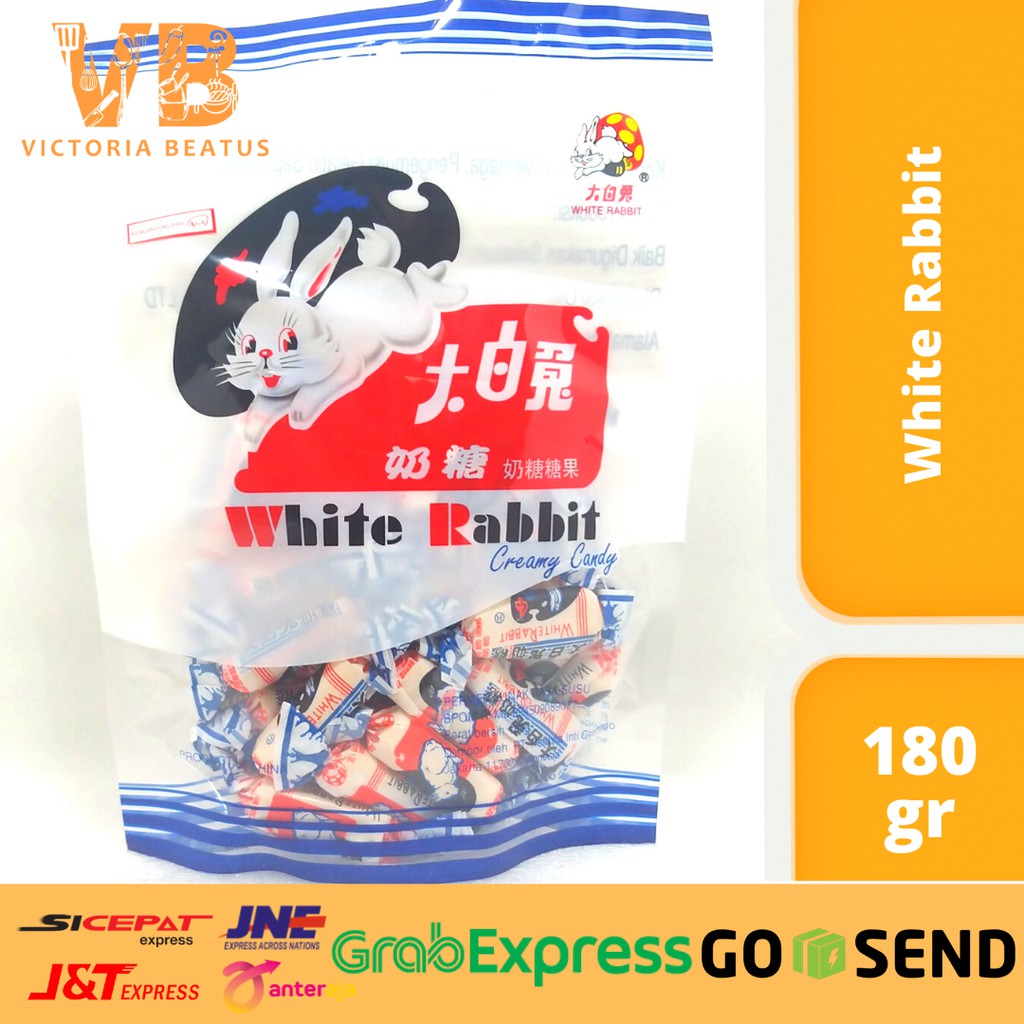 White RABBIT CREAMY CANDY / WHITE RABBIT CANDY 180G (WITHING PIG ...