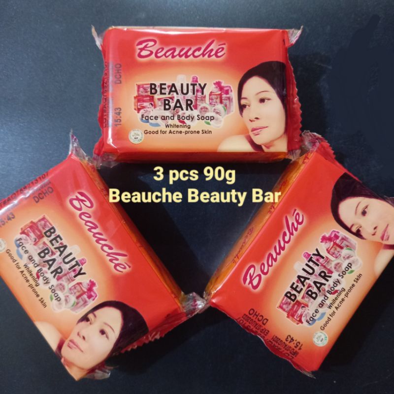 Beauche Kojic Soap (Beauty Bar) 90g Pack of 3 pcs | Shopee Philippines