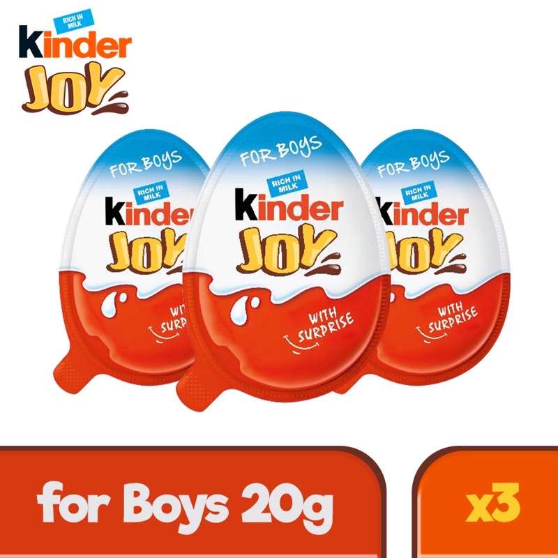 KINDER JOY SURPRISE EGG BOY / GIRL | Shopee Philippines