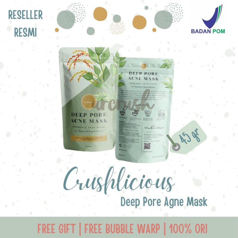 Crushlicious Deep Pore Acne Mask | Shopee Philippines