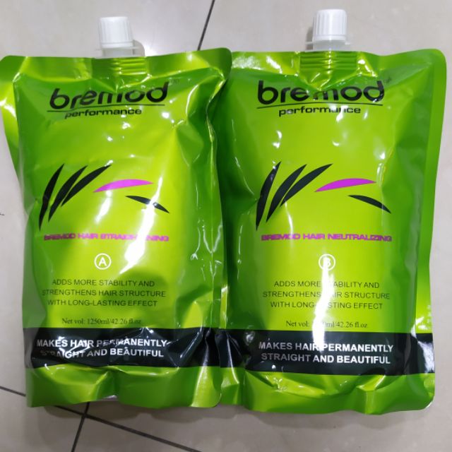Bremod Hair Rebonding Set 1250ml | Shopee Philippines
