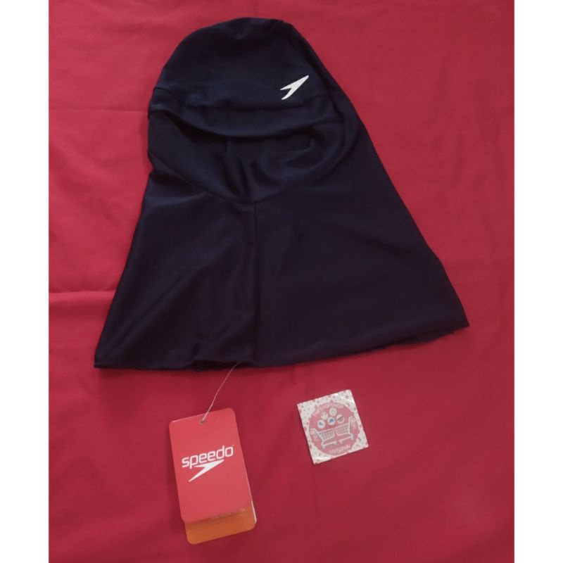 Hijab Sport Speedo Essential Female Head Cover Original True Navy White ...