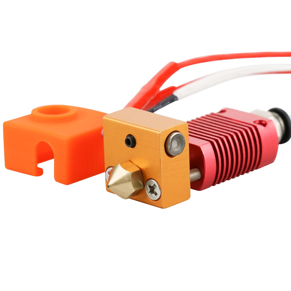 Assembled 1.75mm Extruder Hotend kit Aluminum Heat Block For 3D Printer Ender-3/CR-10/CR-10S ...