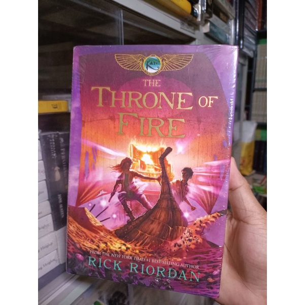 THE THRONE OF FIRE by RICK RIORDAN (HARDCOVER) | Shopee Philippines