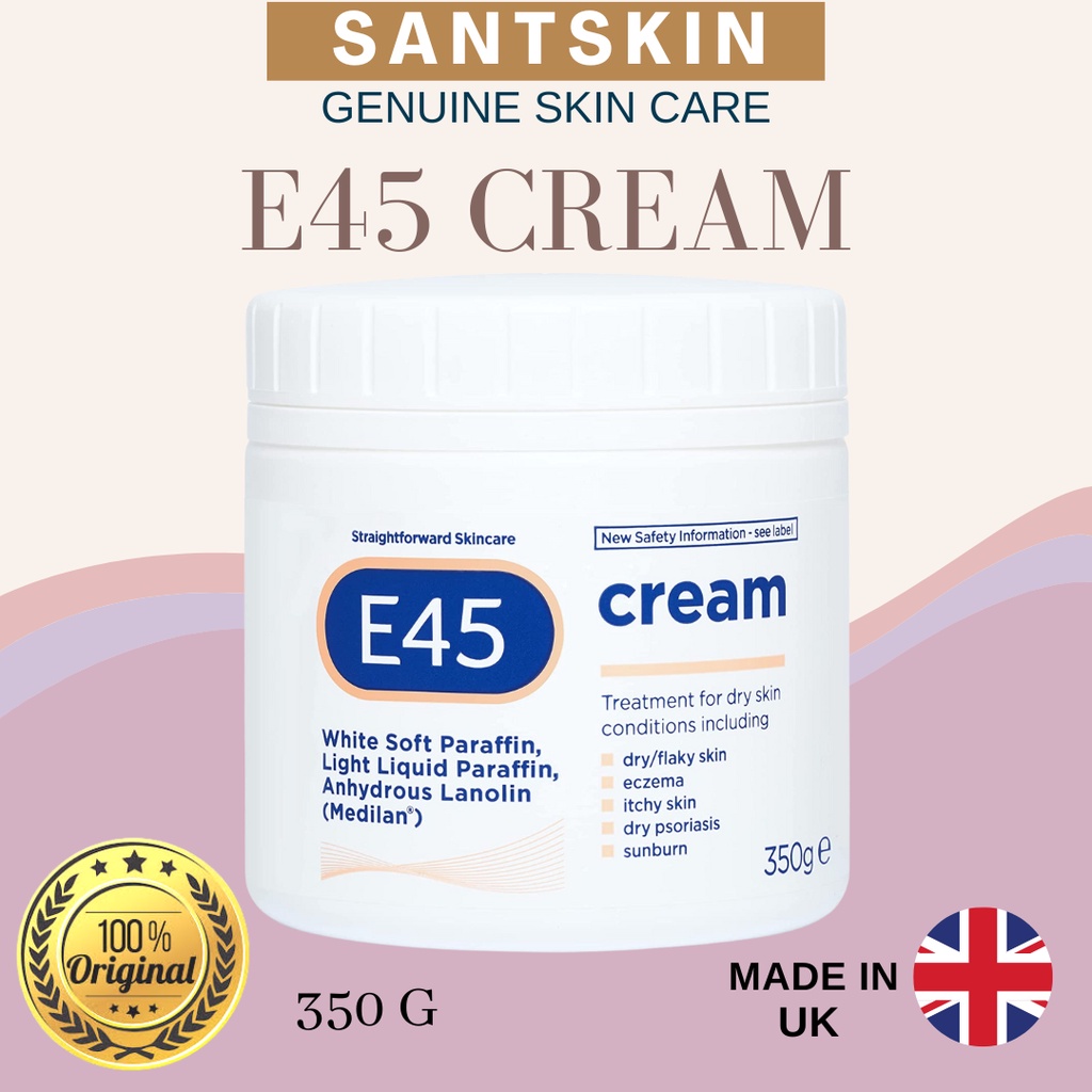 [LONG EXP] E45 Dermatological Cream for Dry, Itchy Skin Conditions ...