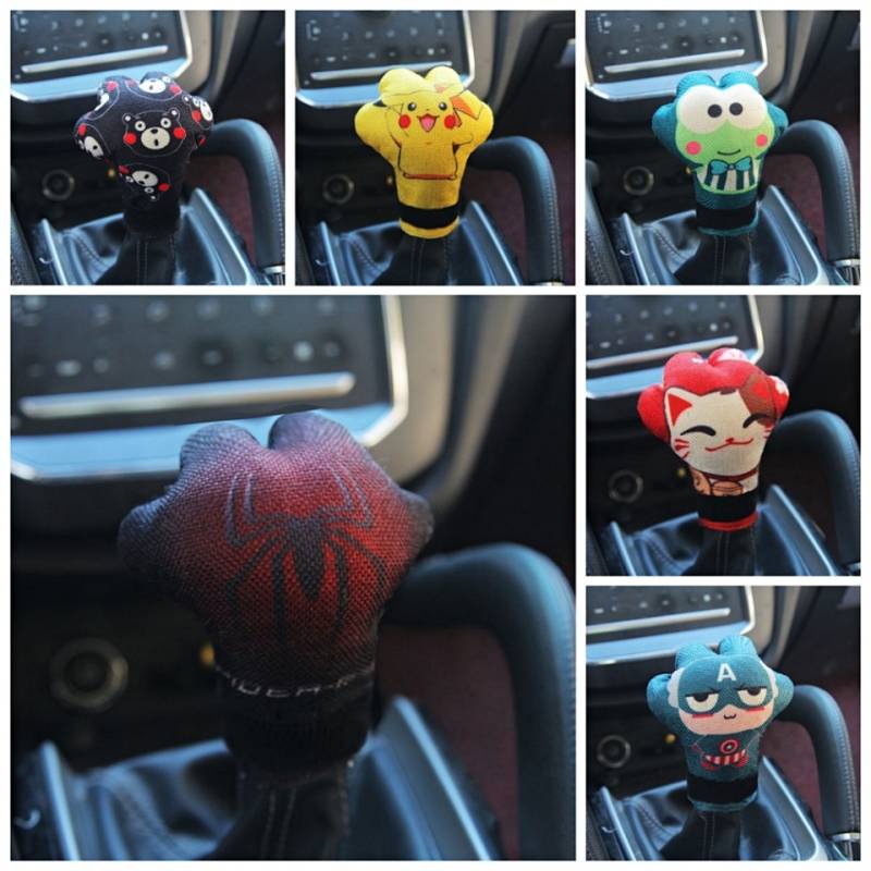 Universal Car Cat's Paw Shift Knob Cover Boxing Gear Cover Cartoon Gear ...