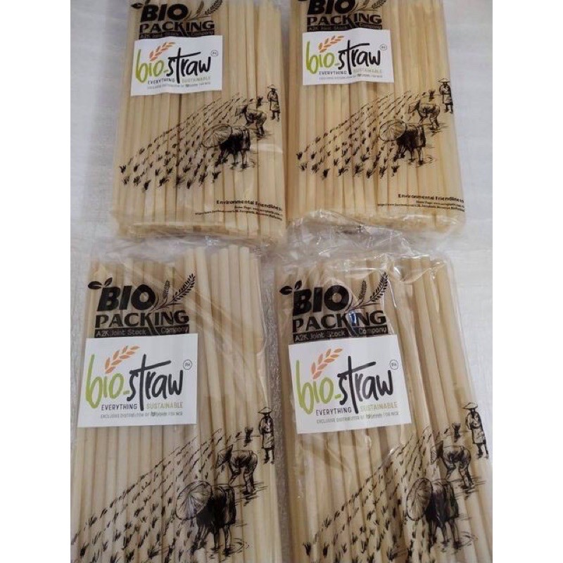 BioStraw Edible Rice Straw (Standard Size) | Shopee Philippines